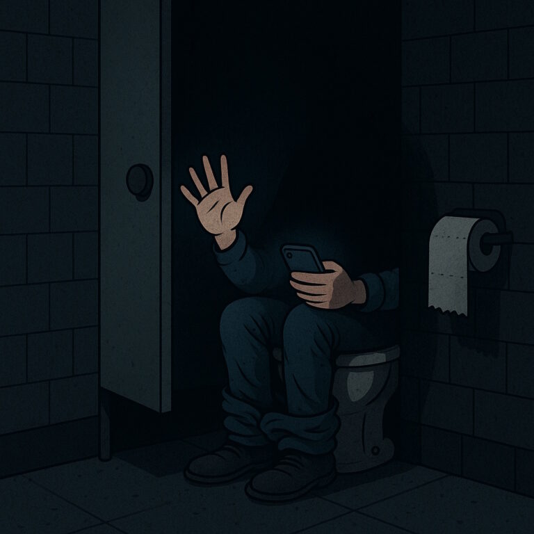 Motionless in the Dark: A Lavatorial Mystery - untypicable